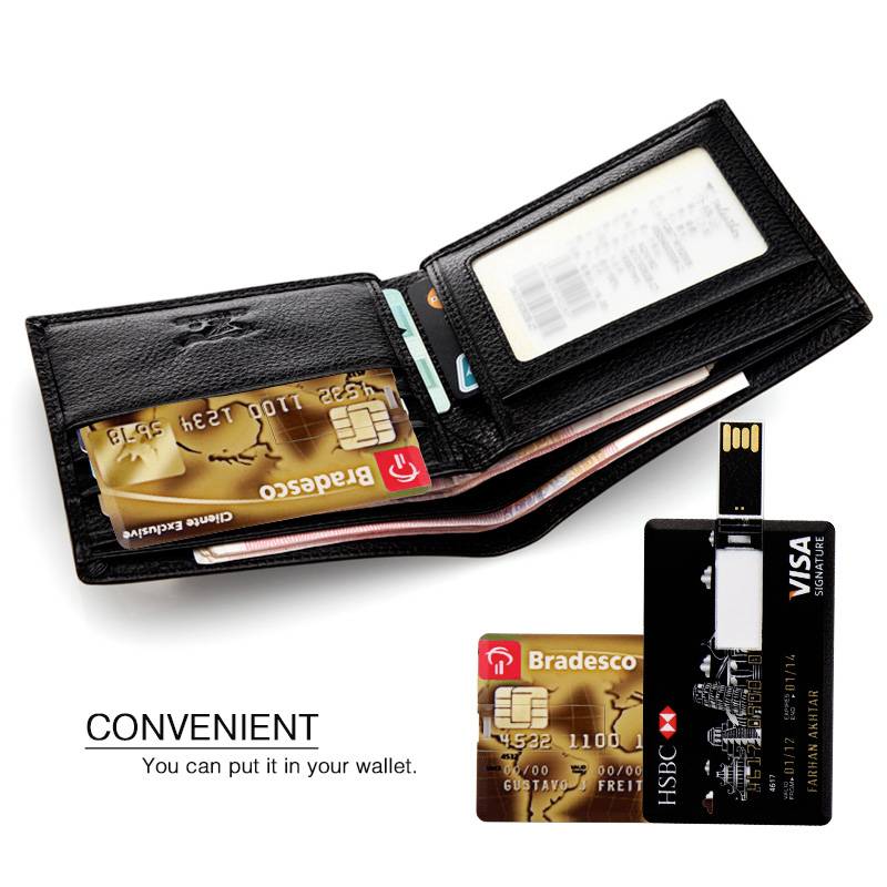 Business Credit Card USB Flash Drive Pendrive Memory Stick 8GB