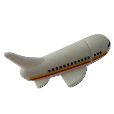 Soft PVC Customized Airplane 2GB USB Flash Drive Storage